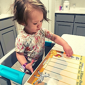 Potty Training Sticker Chart | Includes 4-Weekly Charts + 144 Adorable Themed Stickers | USA Made from The Creators of The Original Potty Watch (Pond)