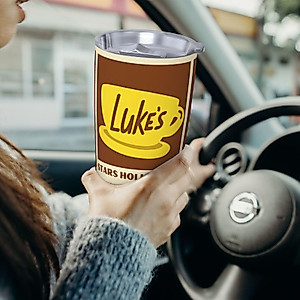 Stainless Steel Insulated Coffee Cup with Lid and Straw, 20 oz Gifts for Mom Girl Daughter Sister Friend Double Walled Stainless Steel Tumbler (silvery-C)