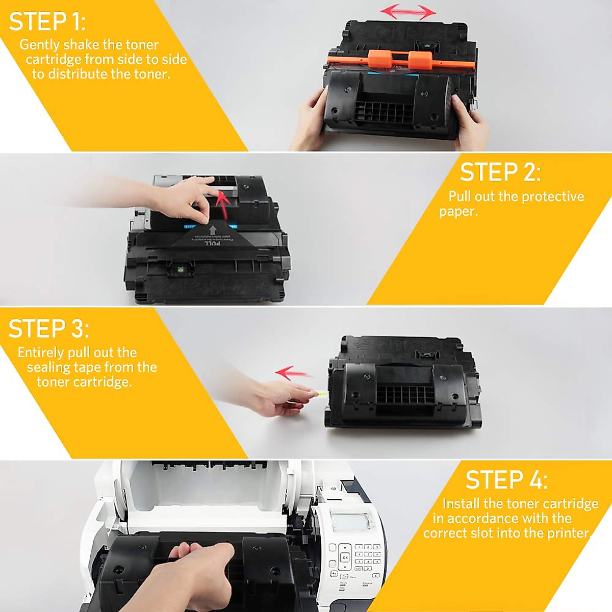 v4ink Compatible Toner Cartridge Replacement for HP 64X CC364X 90X CE390X (1-Pack, High-Yield) Work with Laserjet P4015 P4515, LaserJet Enterprise 600 M602 M603, LaserJet Enterprise M4555 Series