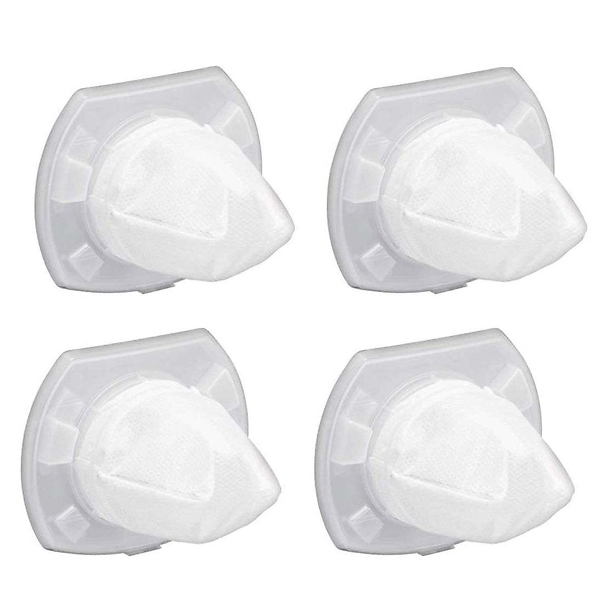 Jialansm 4 Pack Replacement Filter for Black & Decker VF110 Dustbuster Compatible Filters, Adaptation Models CHV9610, CHV1210, CHV1410, CHV1410B & CHV1510