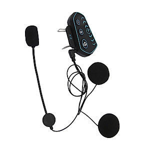 Bluetooth 5.0 Motorcycle Helmet Headset,GPS Noise Reduction Waterproof Stereo Music Handsfree Bluetooth Headphones