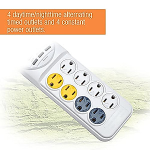 Zilla Reptile Pet Habitat Lighting & Terrarium Heat Power Center Timer, Digital