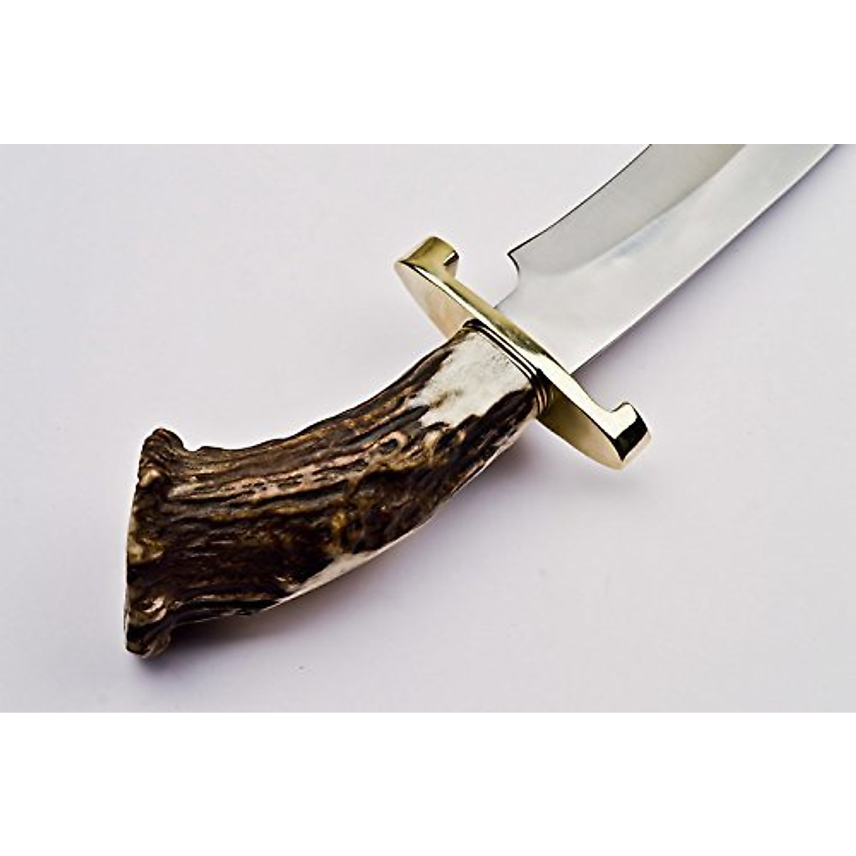 D2 Steel Hand Made Survival Knife Hunting Knife with Stag Antler Handle (S-963)