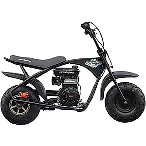 MotoTec 105cc 3.5HP Gas Powered Mini Bike, Black, (MT-MiniBike-105cc_Black)