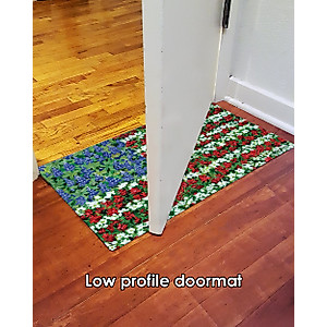 Toland Home Garden 800051 Field of Glory Summer Door Mat 18x30 Inch 4th of July Outdoor Doormat for Entryway Indoor Entrance