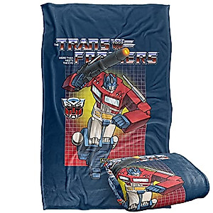 Transformers Optimus Prime Silky Touch Super Soft Throw Blanket 36" x 58"