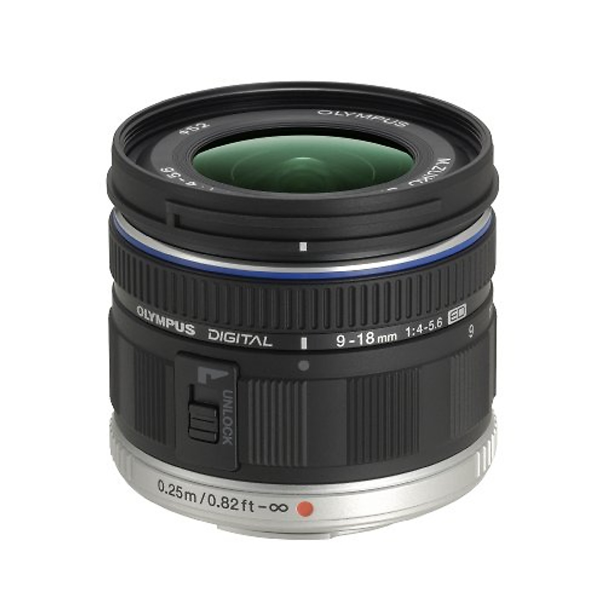 Olympus M.Zuiko Digital ED 9-18mm F4.0-5.6 Lens, for Micro Four Thirds Cameras
