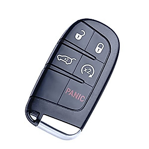 Key Fob Replacement Compatible for Jeep Grand Cherokee 2014 2015 2016 2017 2018 2019 2020 2021 Proximity Smart Key Car Keyless Entry Remote Control Remote Start M3N-40821302 68143505AC 68143505AA