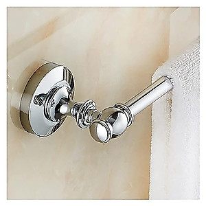 Towel BAR Rack Towel Rack Single Towel Storage Rack Towel Bar Polished Copper Chrome Finish Towel Rod,Wall Mounted Towel Shelf for Bathroom or Kitchen Bathroom Hardware/80Cm (Size : 80Cm)