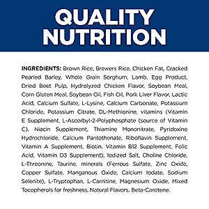 Hill's Prescription Diet k/d Kidney Care with Lamb Dry Dog Food, Veterinary Diet, 17.6 lb. Bag