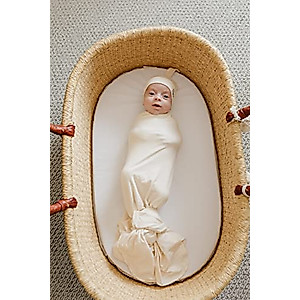 Copper Pearl Large Premium Knit Baby Swaddle Receiving Blanket Yuma