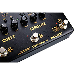 NUX Cerberus Multi-function Guitar Effect Pedal Inside Routing IR Loader Analog Overdrive Distortion Digital Delay Modulation Effects