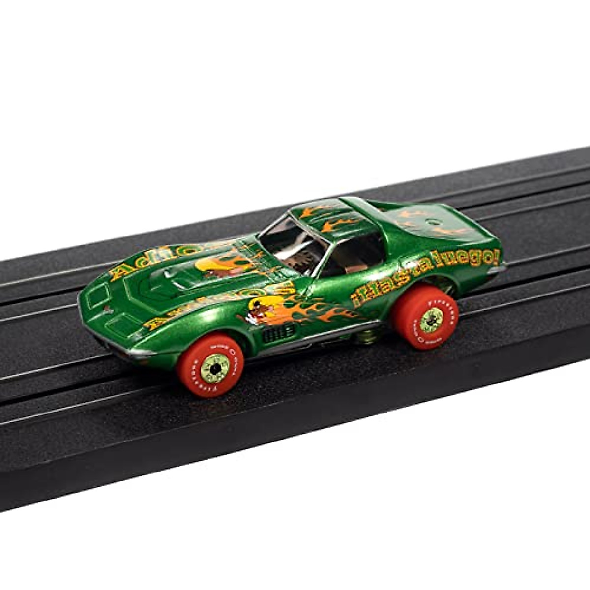 Auto World Thunderjet R33 Looney Tunes Speedy Gonzales - 1971 Chevy Corvette HO Scale Slot Car