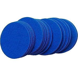 Playfully Ever After 4 Inch Blue 16pc Stiff Felt Circles