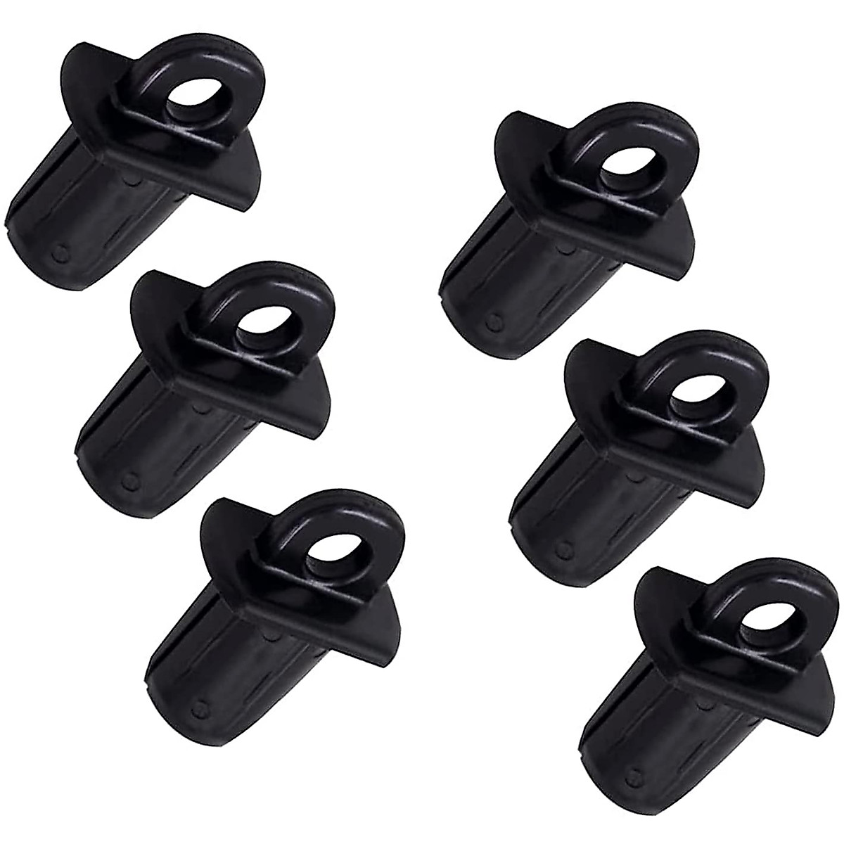 Universal Replacement of Exterior Roller Shades Outdoor/Indoor Roller up Blinds (3 Pcs End Cap, Black)