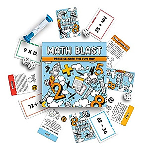 Math Blast! Cool Math Games for Kids 8-12 - Fun Educational Math Game for Home & Classroom - Practice Math The Fun Way with Math Kids, Math Games for Kids, & More