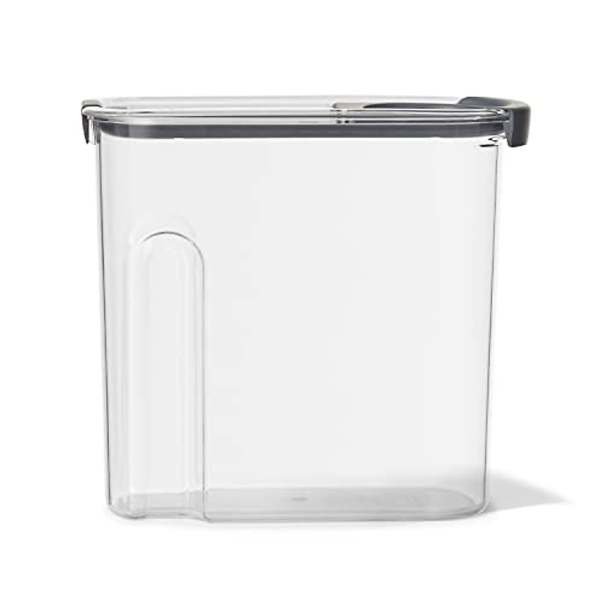 Rubbermaid Brilliance Cereal Food Storage Container with Flip Top Spout, Dishwasher Safe, Clear