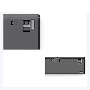 EPOMAKER Hello GANSS GS87D Bluetooth Mechanical Keyboard Connect 5 Devices, PBT Keycaps, Type-C Cable for Windows Mac Gaming (Cherry Blue Switch, Black Gold)