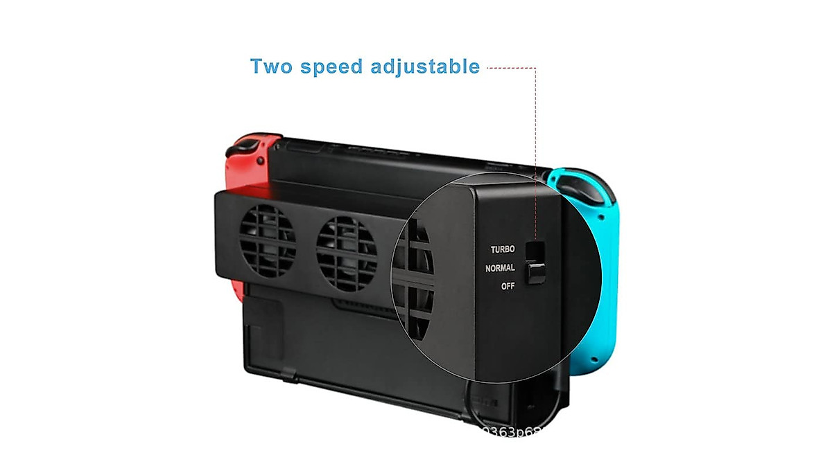 Bewinner Cooling Fan for Nintendo Switch - Turbo & Normal Modes