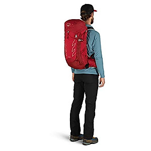 Osprey Talon 33L Men's Hiking Backpack with Hipbelt, Cosmic Red, S/M