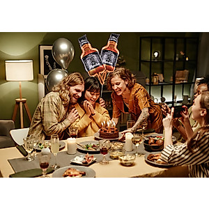 10PCS Mini Whisky Bottle Balloons Foil Aluminum Birthday Balloon Party Decorations Bridal Shower for Woman Man Party Supplies