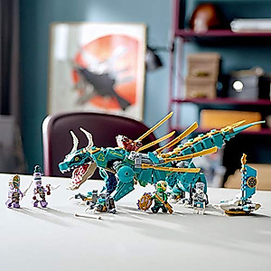 LEGO NINJAGO Jungle Dragon 71746 Building Kit; Ninja Playset Featuring Posable Dragon Toy and NINJAGO Lloyd and Zane; Cool Toy for Kids Who Love Imaginative Play, New 2021 (506 Pieces)