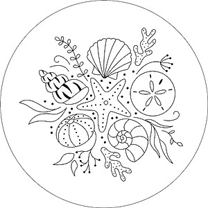 Nautical Embroidery Pattern Transfers (set of 10 hoop designs!)