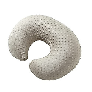 Nursing Pillow Cover, Minky Breastfeeding Pillow Slipcover Snugly Fits for Nursing Pillow for Baby Boys and Girls, Premium Quality Microfiber, Ultra Soft Comfortable (Tidal Foam)