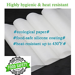 100Pcs Parchment Paper Sheets 12 x 12 inch for Ninja Air Fryer, Nonstick Sheet Pan, Roast Tray, Air Fryer Oven Liners for Bottom Food-Safe Baking Parchment Mat for Ninja Foodi SP101 SP201 SP301