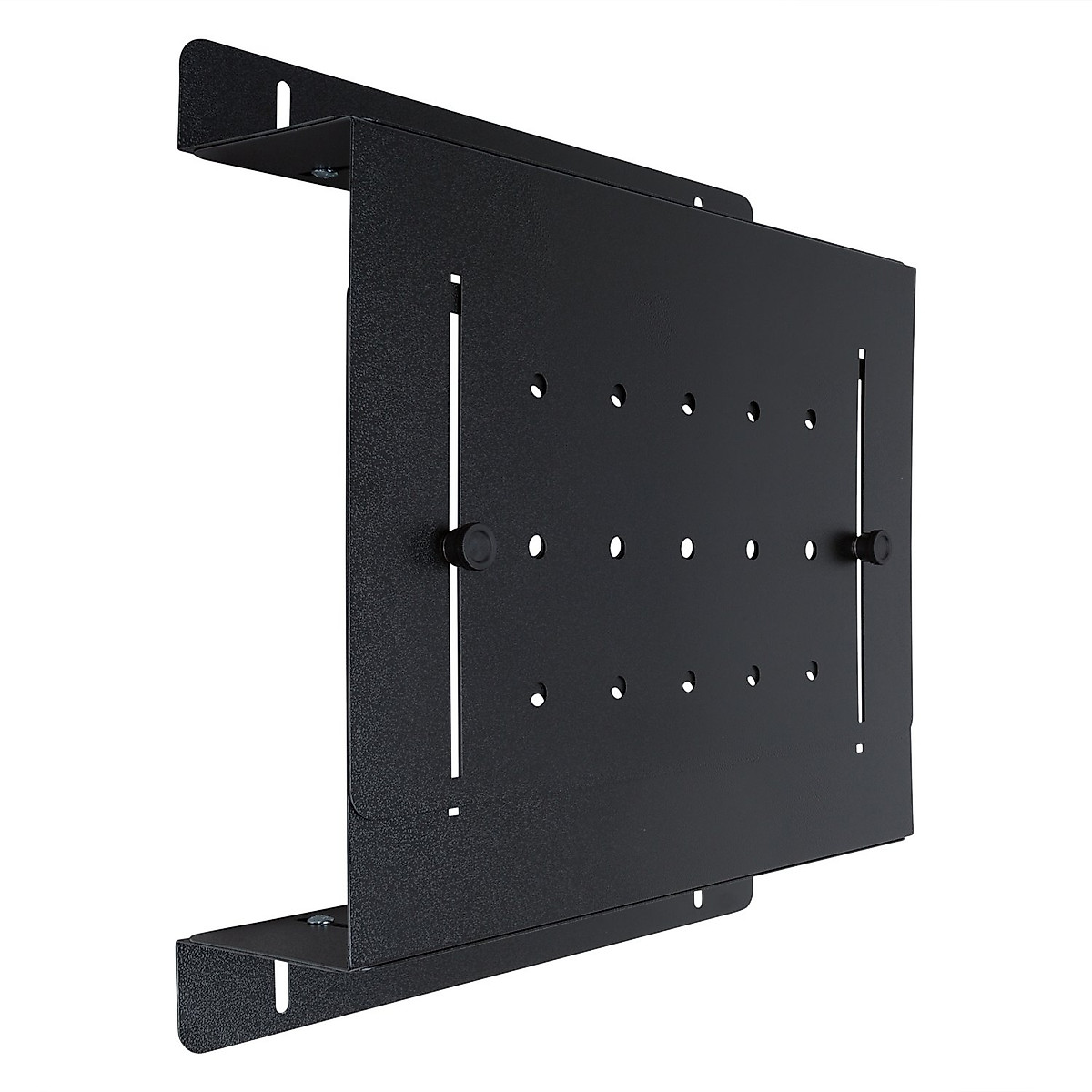 VersaTables | Made in USA | CPU Holder Bracket |Universal Computer Mount | Fits All PC Sizes | Easy Installation | Under-Desk | Standing Desk | Work from Home | Space Saving | Computer Storage | Black