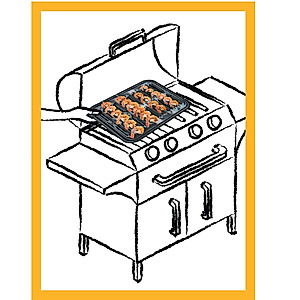 Range Kleen BP106X 2 PC Porcelain Broil and Bake Pan 12.75 Inch by 8.5 Inch,Black