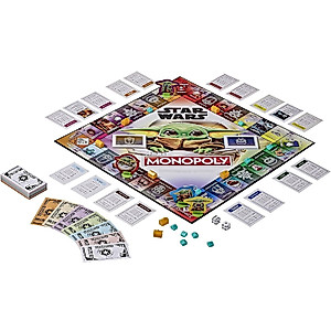 Monopoly: Star Wars The Child Edition Board Game for Families and Kids Ages 8 and Up, Featuring The Child, Who Fans Call Baby Yoda