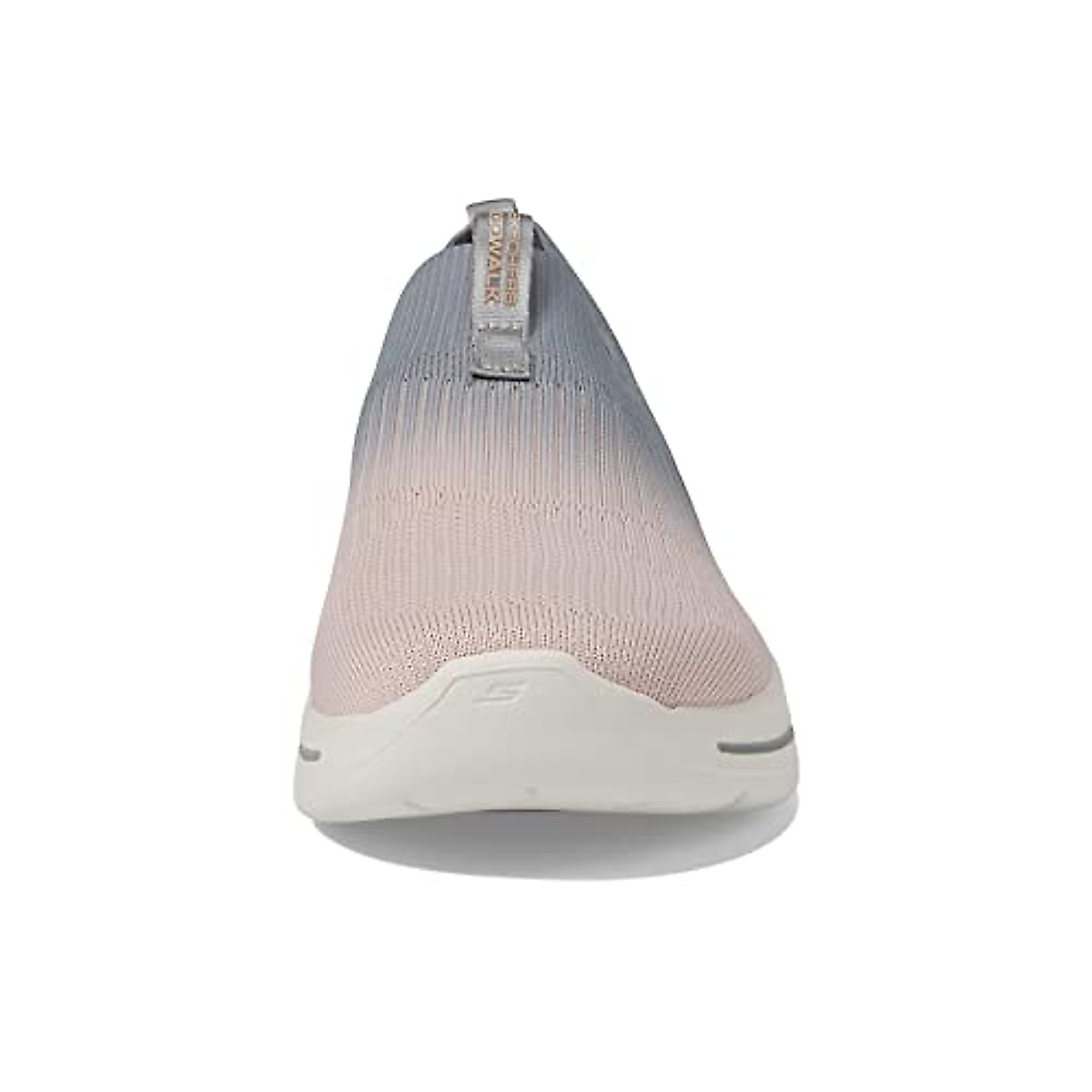 Skechers Go Walk Arch Fit - Ocean Vibes Gray/Pink 8 B (M)