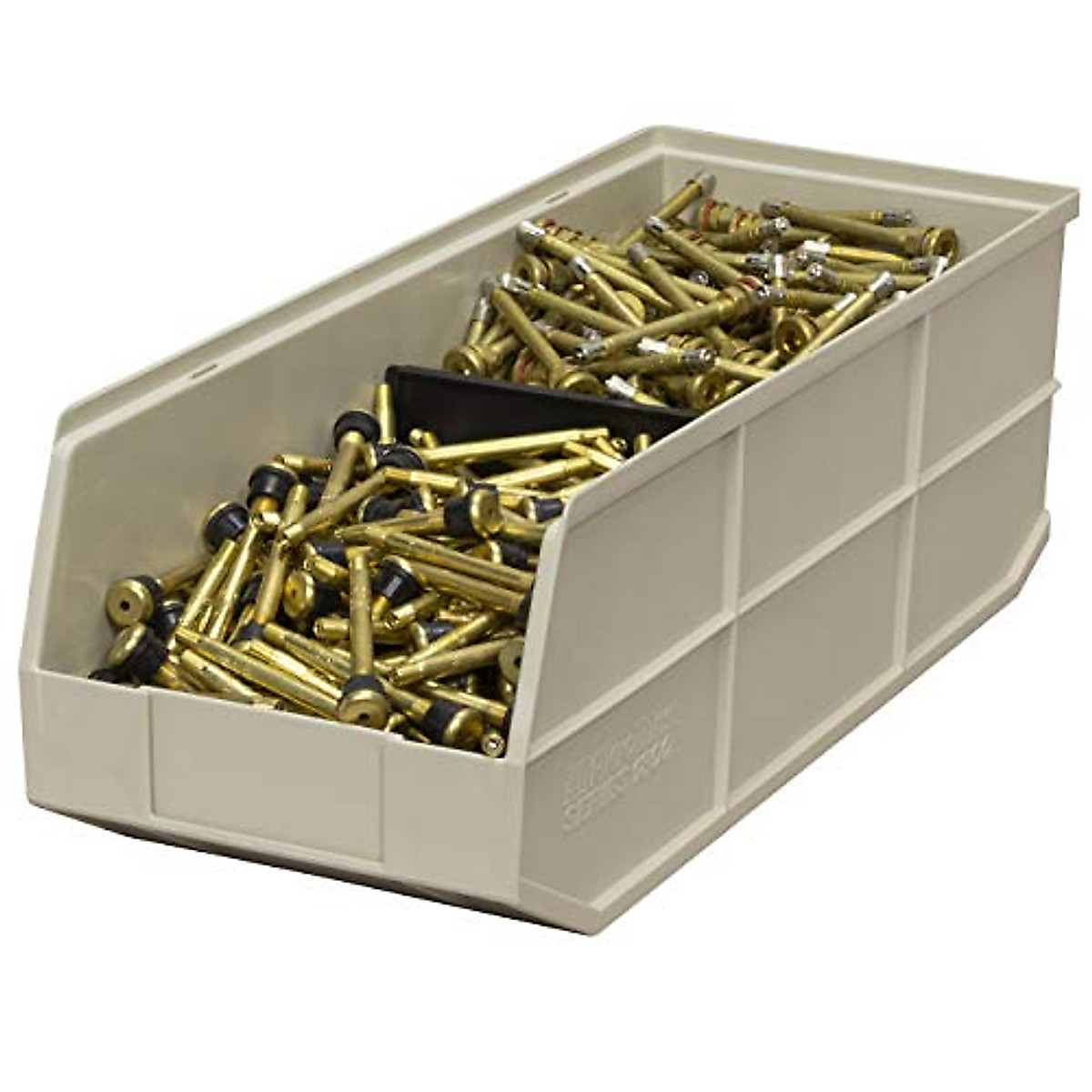 Akro-Mils 40348 Crosswise Width Plastic Divider 30348 1800 Series Plastic Stacking AkroBins, Black, (6-Pack)