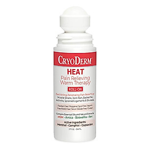 Cryoderm Heat Roll-On 3 oz.