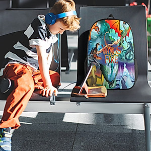 Hokexalst Premium Material Durable 17" Boys Girls Lightweight Large Capacity Simple Backpack Shoulder Bags