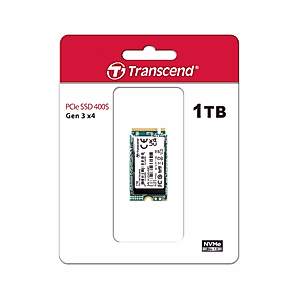 Transcend TS1TMTE400S 1TB M.2 PCIe Gen3x4 2242 Internal Solid State Drive with Speeds up to 2,000MB/s