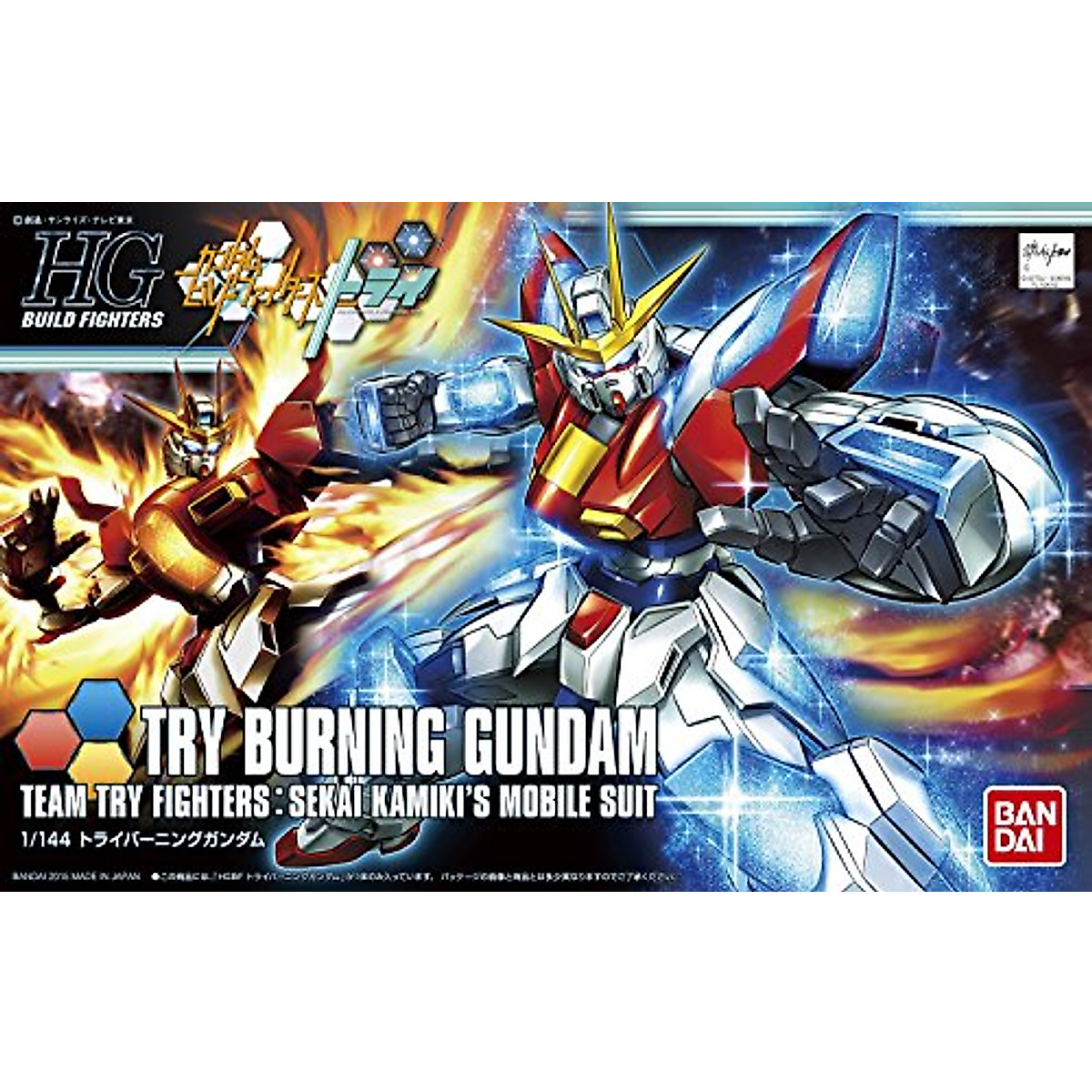 HGBF 1/144 Try Burning Gundam "Gundam Build Fighters Try" Model Kit