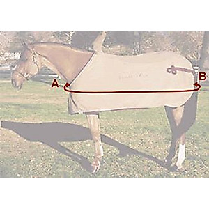 Turnout 1680D Horse Winter Waterproof with Neck Cover - Horse Blanket 003 - Size from 69" to 83" (78")