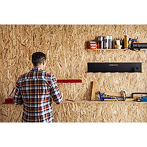 CONVIVI Design Power Tool Holder - Holds 6 Drills Power Tool Storage Rack (Black) - Cordless Power Tool Organizer for Garage - HeavyDuty Drill Holder Wall Mount - Easy to Install