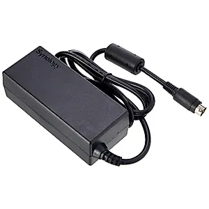 Synology 65 Watt Power Supply for DS713+, DS715, DS716+, DS716+II, DS214+, and DS215+