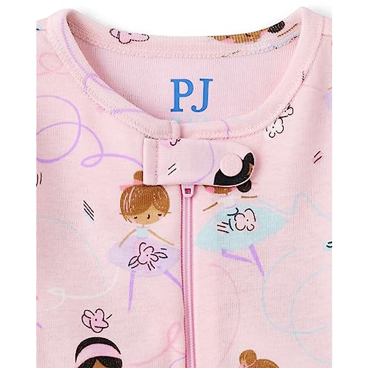 The Children's Place,and Toddler Snug Fit 100% Cotton Zip-Front One Piece Footed Pajama,CAMEO,12-18 MONTHS