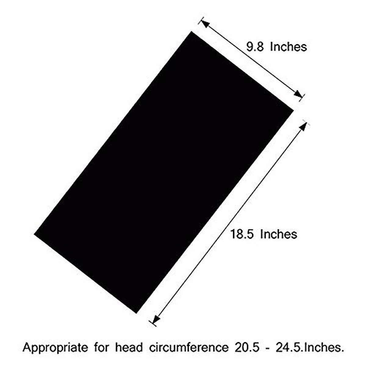 Cutewing 10PCS Magic Headband Scarf Neck Gaiter Elastic Seamless Bandanas Outdoor UV Face Mask Sport Headwear with Black Series