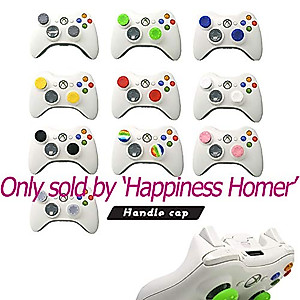 40 Pcs Colorful Silicone Accessories Replacement Part Thumb Grip Cap Cover, Analog Controller Thumb Stick Grips Cap Cover for PS2, PS3, PS4, Xbox 360, Xbox One Controller