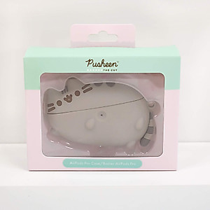 iFace x Pusheen Cute AirPods Pro Case - Pusheen The Cat Silicone Protective Cover [Carabiner Clip Included] [Wireless Charging Compatible] - Laying Down