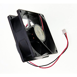 LEYEYDOJX New Power Supply Chassis Cooling Fan for YaLnFAN D80SH-12 8025 Size:80 * 80 * 25mm DC12V 0.18A 2-Wire 2-Pin