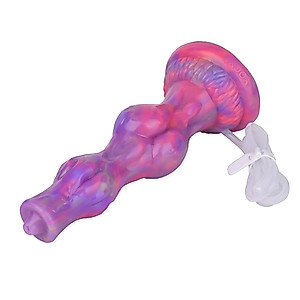 Luminous Dildo Squirt Adult Sex Toy, 8" Squirting Dildo Ejaculating Dildo Butt Plug Anal Dildo with Bulb, Realistic Dildo Suction Cup, Strap On Dildo Anal Toys Sex Toy Men Gay