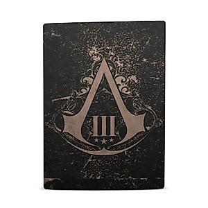 Head Case Designs Officially Licensed Assassin's Creed Old Notebook III Graphics Matte Vinyl Faceplate Sticker Gaming Skin Decal Cover Compatible With Sony PlayStation 5 PS5 Digital Edition Console