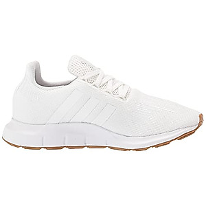 adidas Originals Men's Swift Running Shoe, White/White/Gum, 11