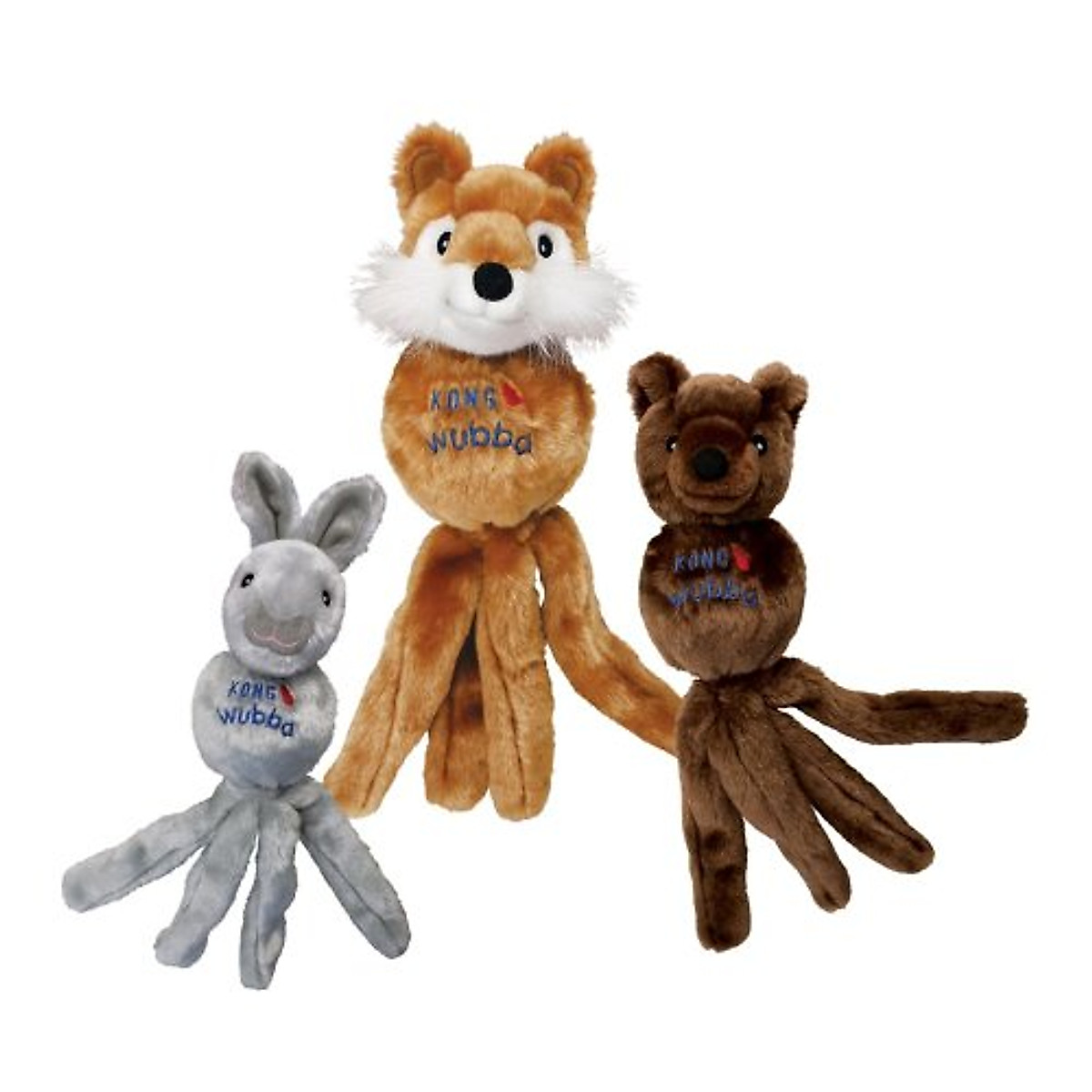 KONG Wubba Friend Dog Toy, Extra Large, Assorted